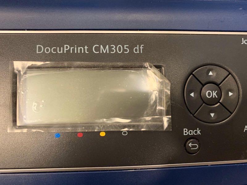 Fuji Xerox DocuPrint CM305 df Printer Scanner Photocopier, Computers ...