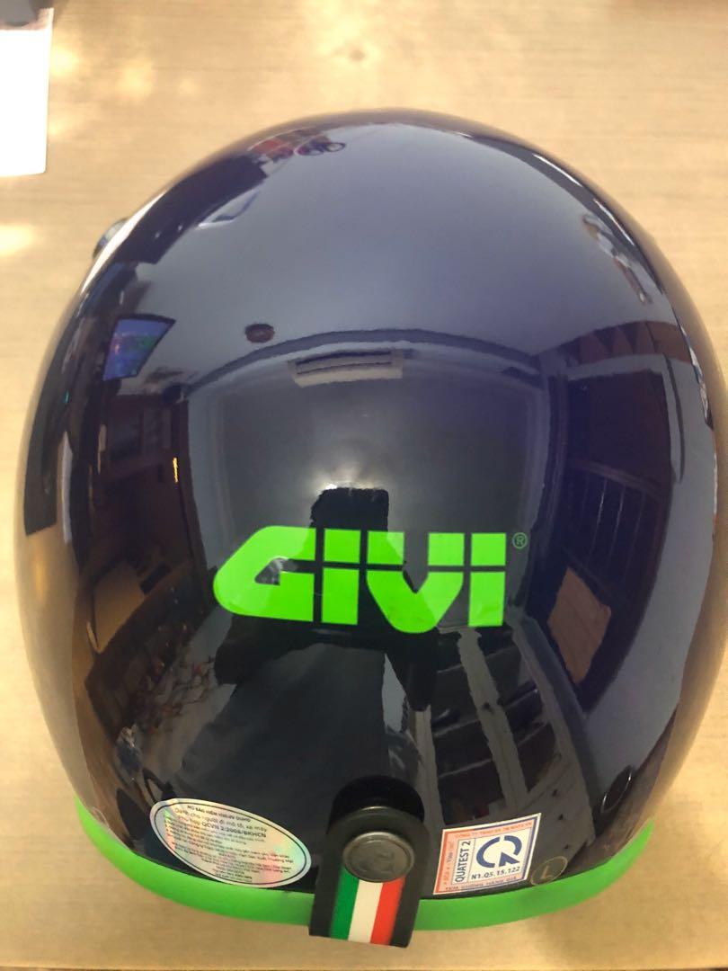 Gigi HPS Helmet Navy Blue Glossy, Motorcycles, Motorcycle Apparel on ...