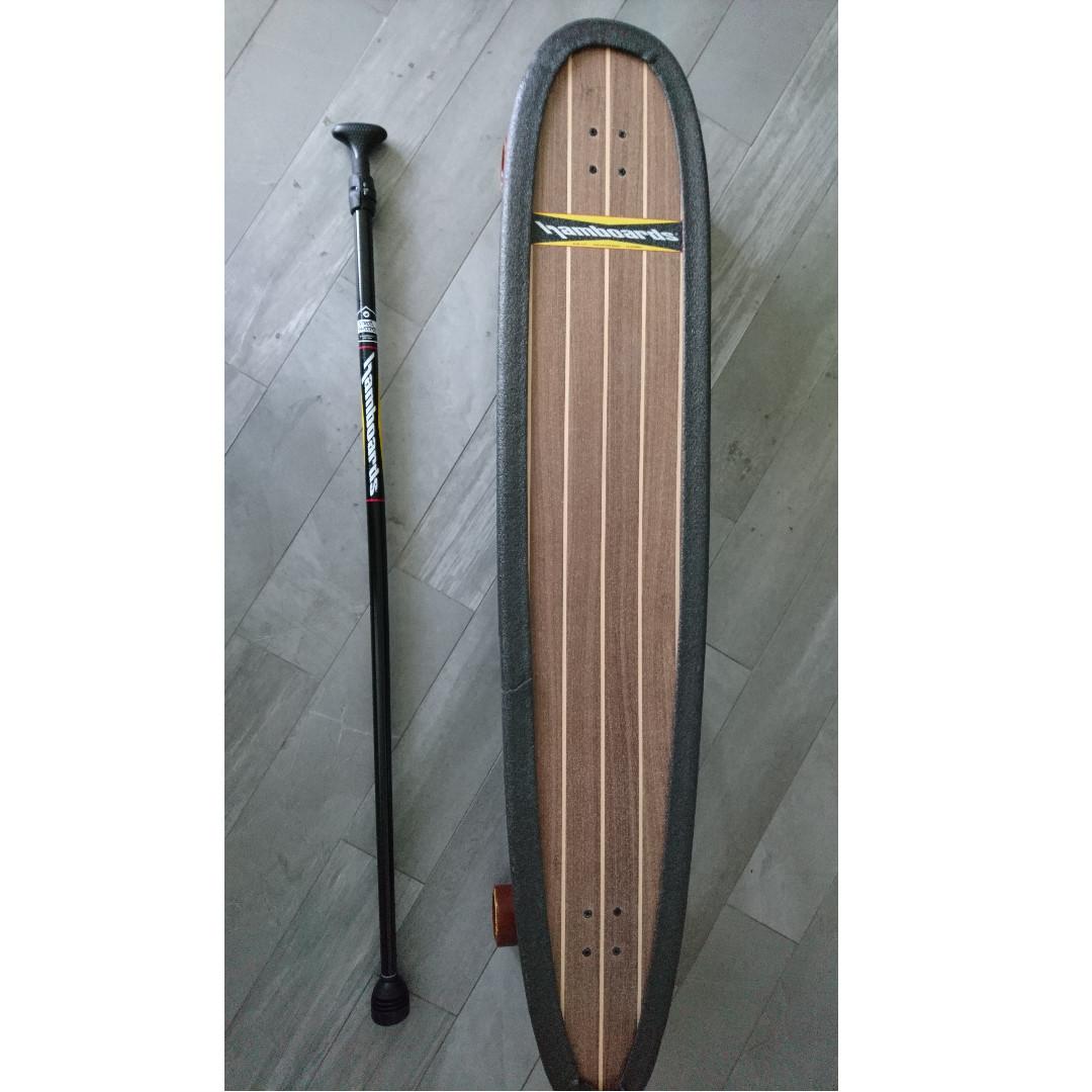 Hamboards Logger (surfskate longboard) plus street sweeper (paddle ...