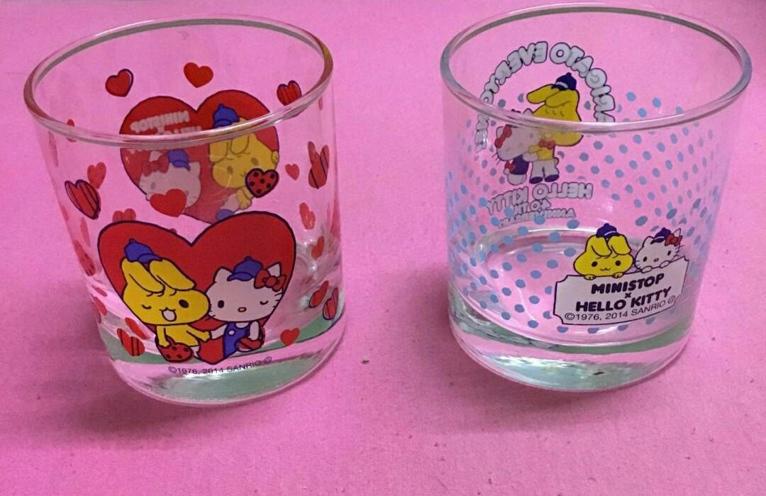 HELLO KITTY GLASS CUP anniversary, Hobbies & Toys, Collectibles ...