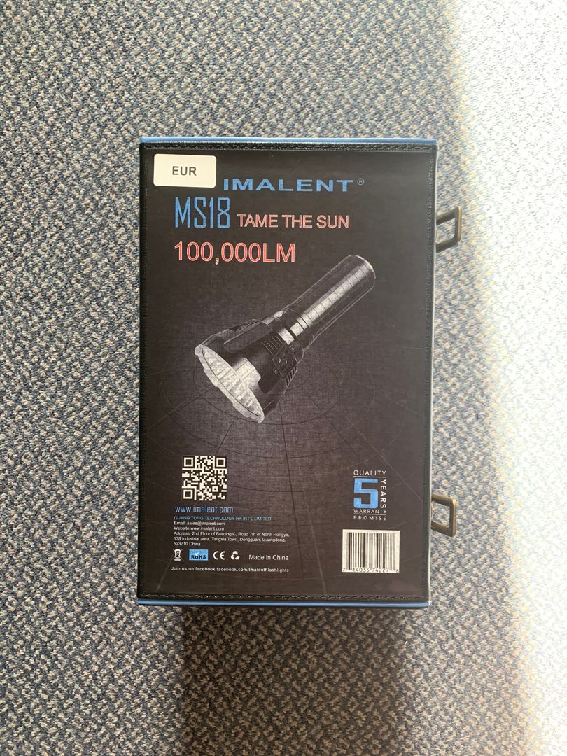 Brightest Imalent MS18 100000 Lumens LED Flashlight, Mobile Phones ...
