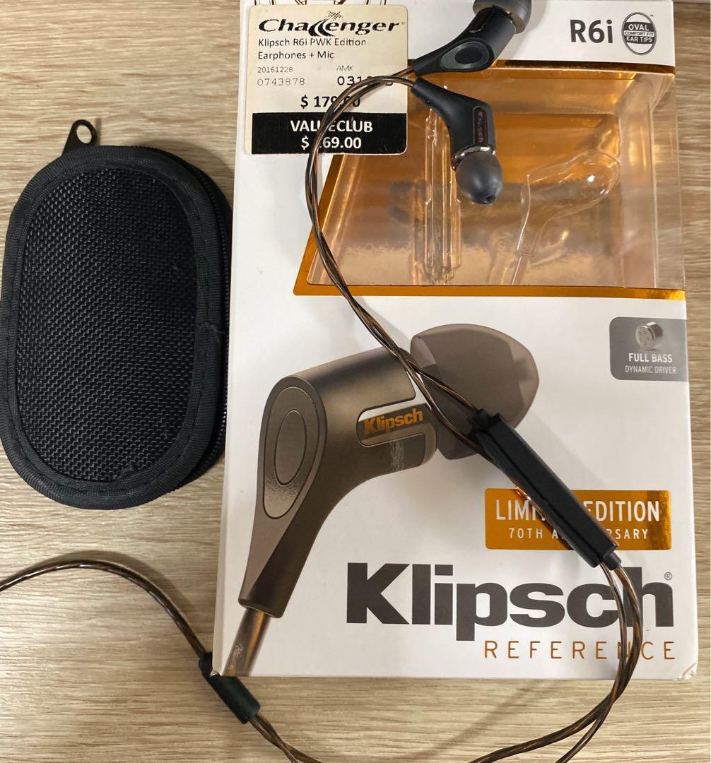 Klipsch R6i plus mic, Audio, Earphones on Carousell