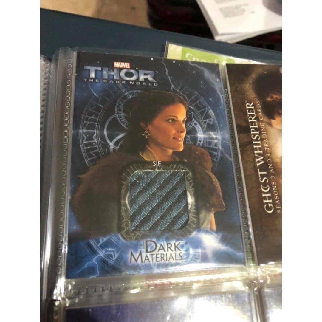 LADY SIF THOR THE DARK WORLD MATERIALS WARDROBE RELIC CARD, Hobbies ...