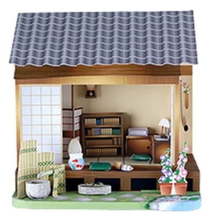 MINIATUR DIY PAPERCRAFT KAMAR BELAJAR JEPANG, Desain & Kerajinan Tangan ...