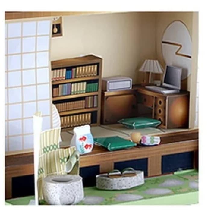 MINIATUR DIY PAPERCRAFT KAMAR BELAJAR JEPANG, Desain & Kerajinan Tangan ...