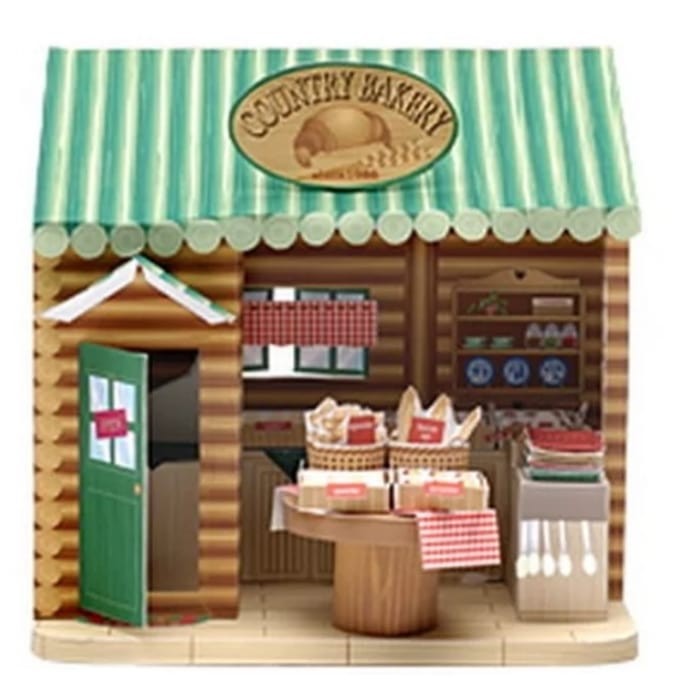 MINIATUR DIY PAPERCRAFT TOKO ROTI JEPANG, Toys & Collectibles, Mainan ...