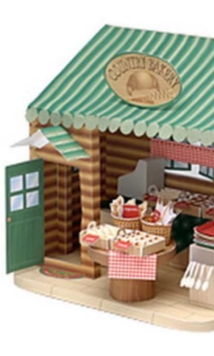 MINIATUR DIY PAPERCRAFT TOKO ROTI JEPANG, Toys & Collectibles, Mainan ...