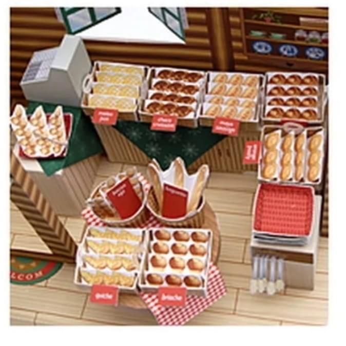 MINIATUR DIY PAPERCRAFT TOKO ROTI JEPANG, Toys & Collectibles, Mainan ...