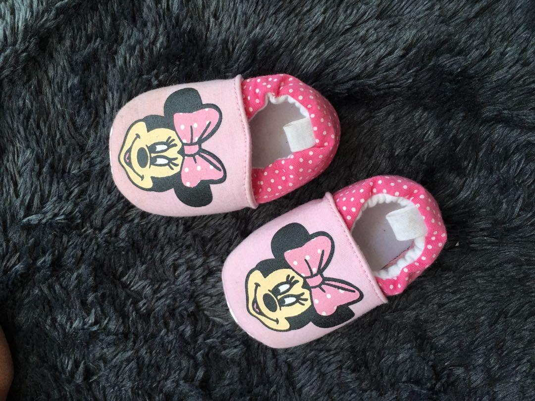 Minnie Mouse Pink Shoes, Babies & Kids, Babies & Kids Fashion on Carousell