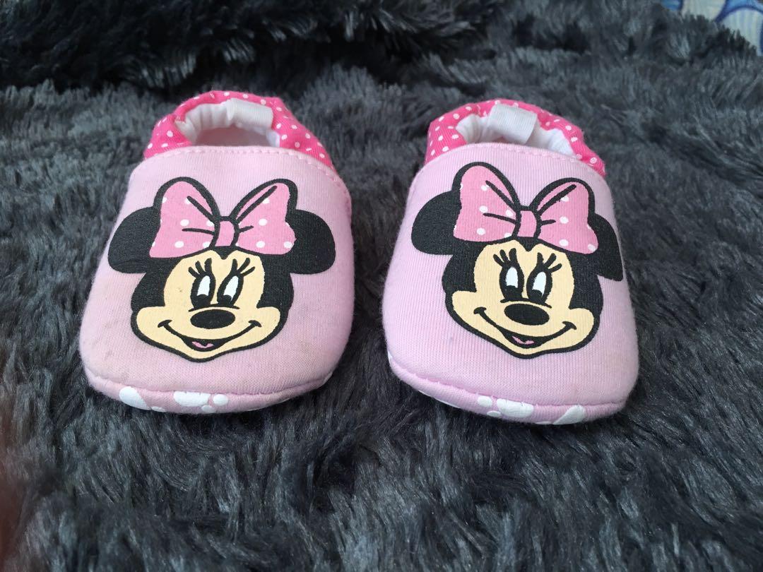 Minnie Mouse Pink Shoes, Babies & Kids, Babies & Kids Fashion on Carousell