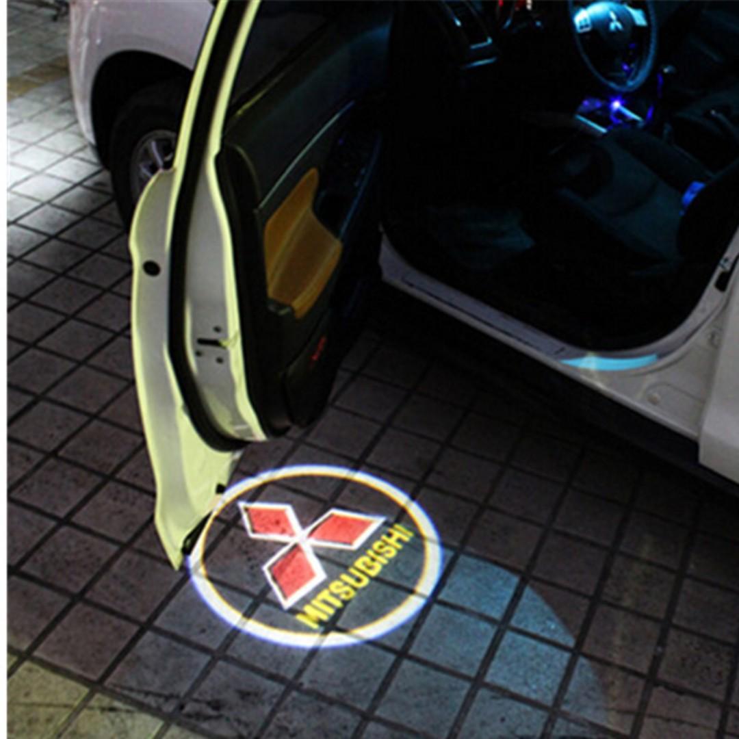Mitsubishi Car Door LED Shadow/ Welcome Lights Projector. 2pcs in 1 ...