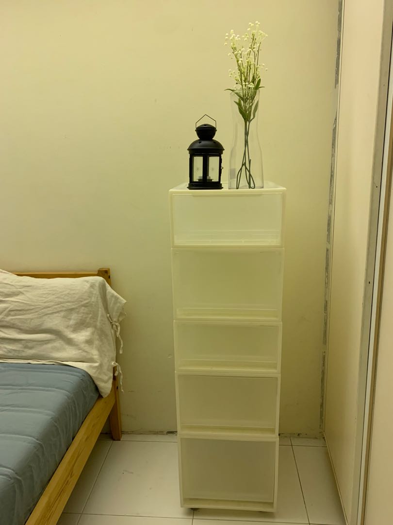 Muji Drawers (wheels, modular), Furniture & Home Living, Furniture ...