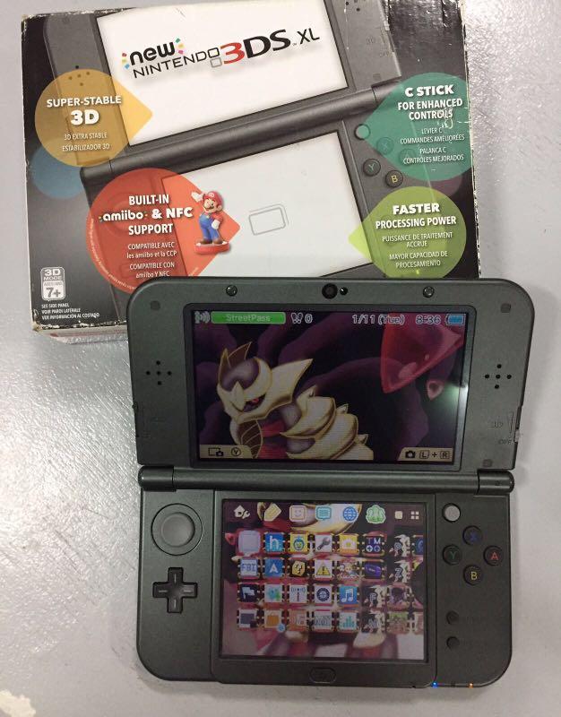 Nintendo 3DS XL (Metallic Black), Video Gaming, Video Games, Nintendo on Carousell