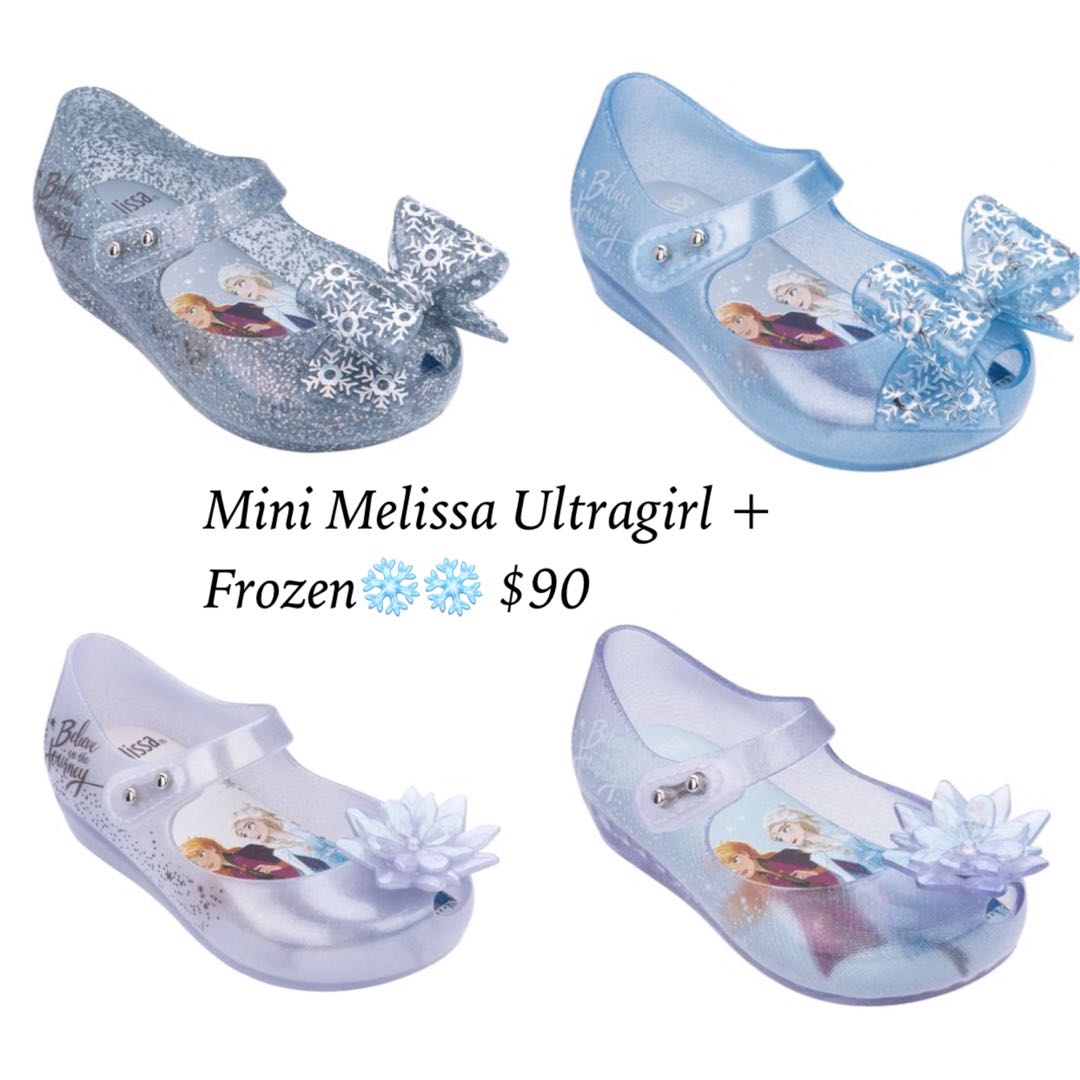[PO] Mini Melissa Ultragirl + Frozen ️ ️, Babies & Kids, Girls' Apparel ...