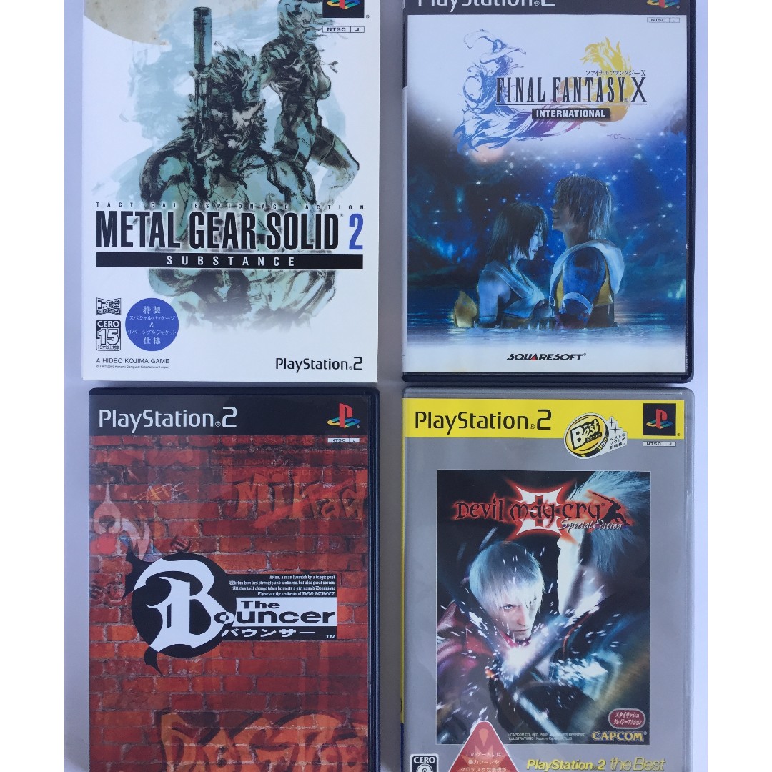 PS2 Games Japan Region With ENGLISH Language Option, Video Gaming ...