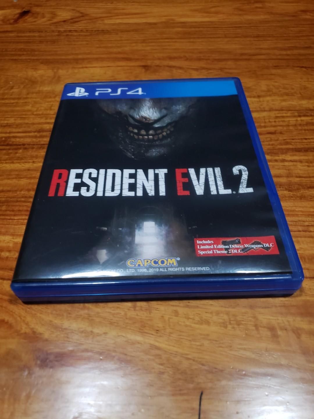 Resident evil 2 remake (RE2) ps4, Video Gaming, Video Games ...