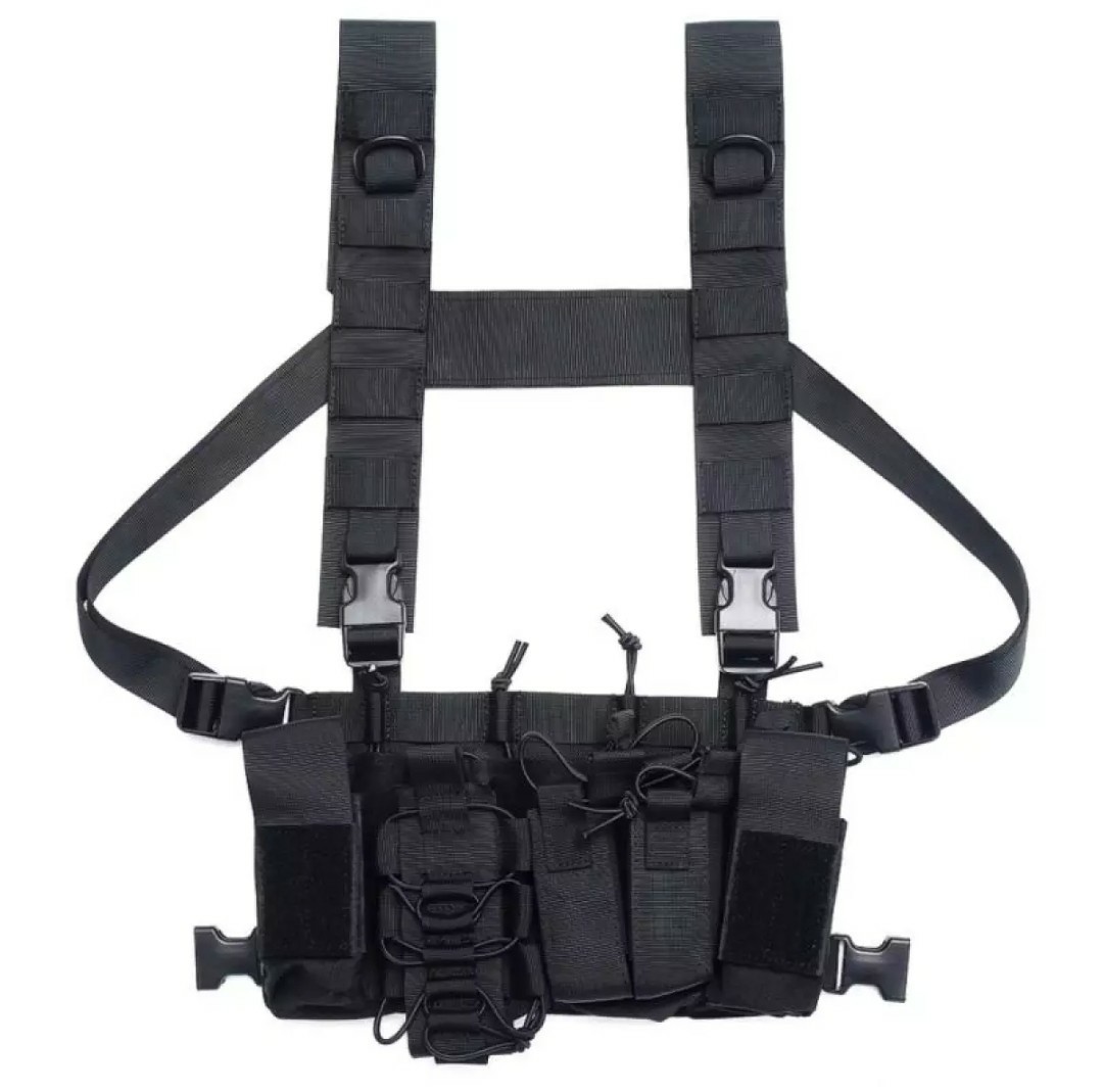 Tactical Chest Rig Pack in Black, Everything Else on Carousell