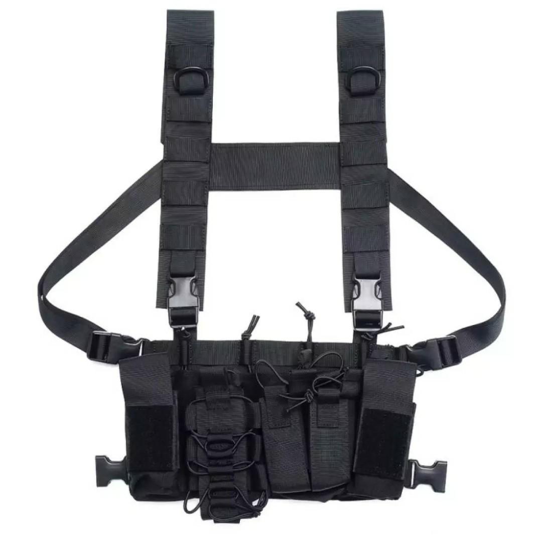 Tactical Chest Rig Pack in Black, Everything Else on Carousell