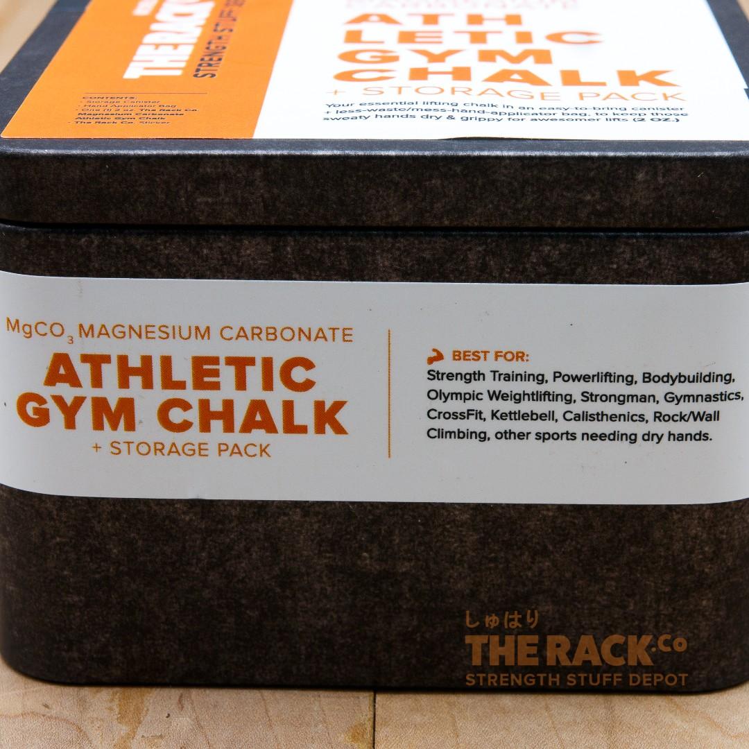 TheRack.Co MgCO3 Magnesium Carbonate Athletic Gym Lifting Chalk Storage ...