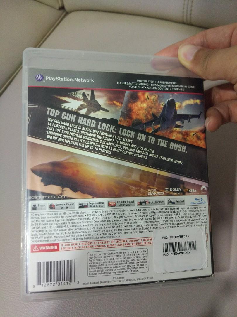 Top Gun Hard Lock PS3 game, Toys & Games, Video Gaming, Video Games on ...