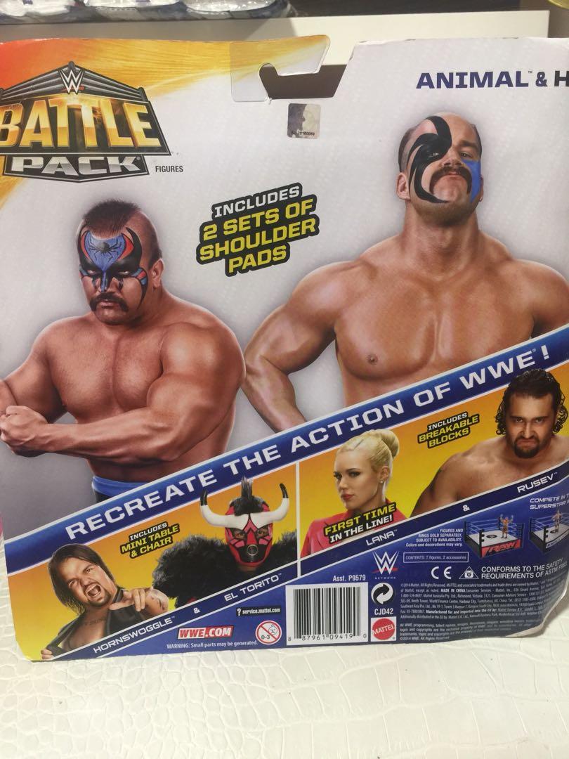 WWE Animal and Hawk, Hobbies & Toys, Toys & Games on Carousell