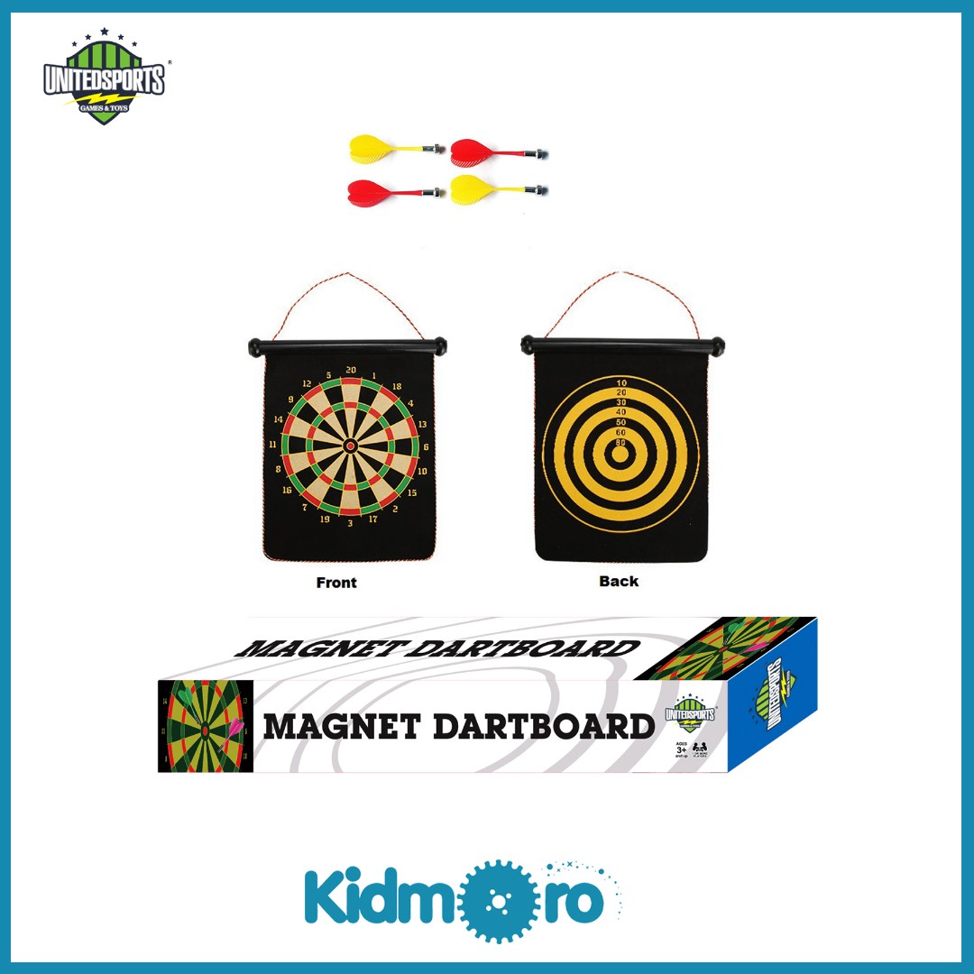 18-inch Magnetic Dart Board Target Game, Fold-able Dart Board, Hobbies ...