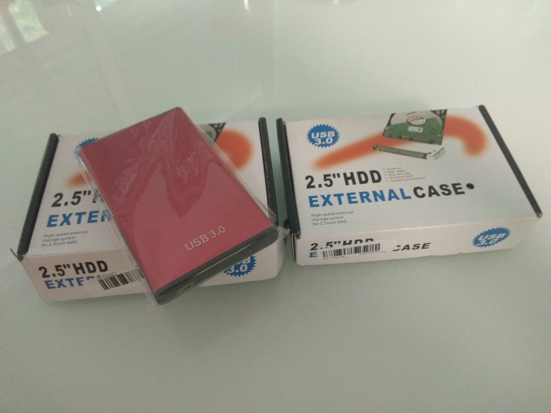 2.5" HDD external case, Computers & Tech, Parts & Accessories, Hard ...