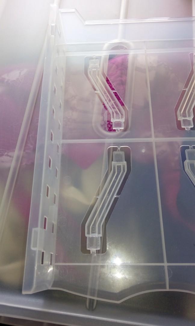 2 stackable transparent plastic a4 paper trays made in Japan, Hobbies ...