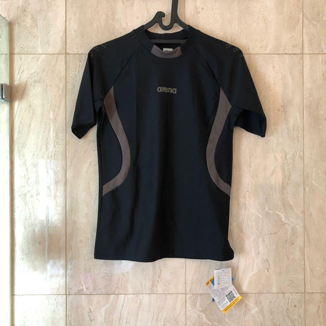ARENA Unisex Rash Guard, Olah Raga, Baju Olahraga di Carousell