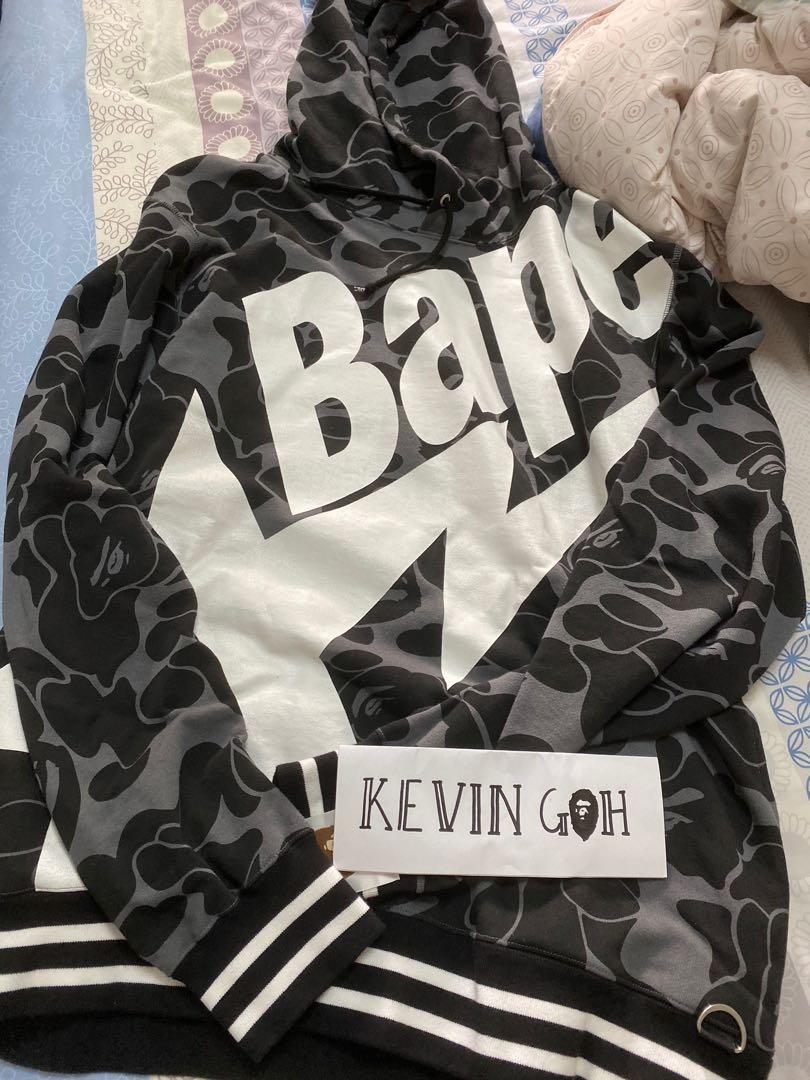 Bape Big Ape Tag Hoodie, Men's Fashion, Tops & Sets, Hoodies on Carousell