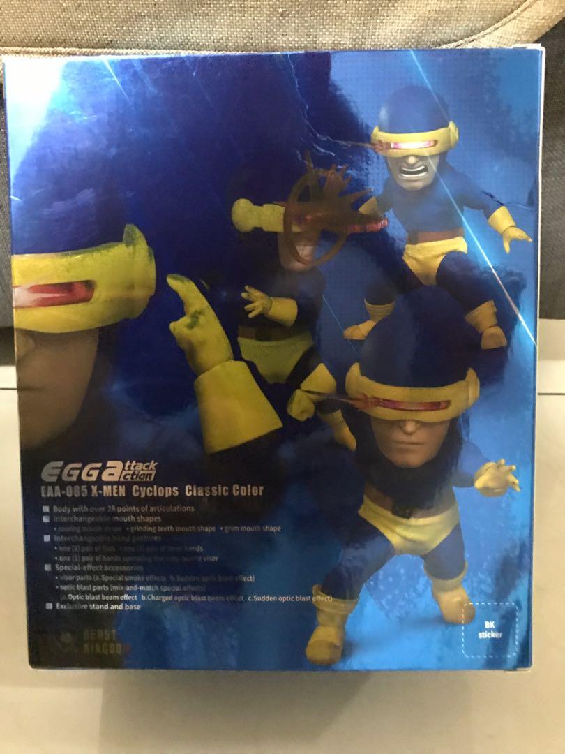 Beast Kingdom Exclusive 2019 Egg Attack Action : EAA-085 X-Men Cyclops Classic Color Action ...
