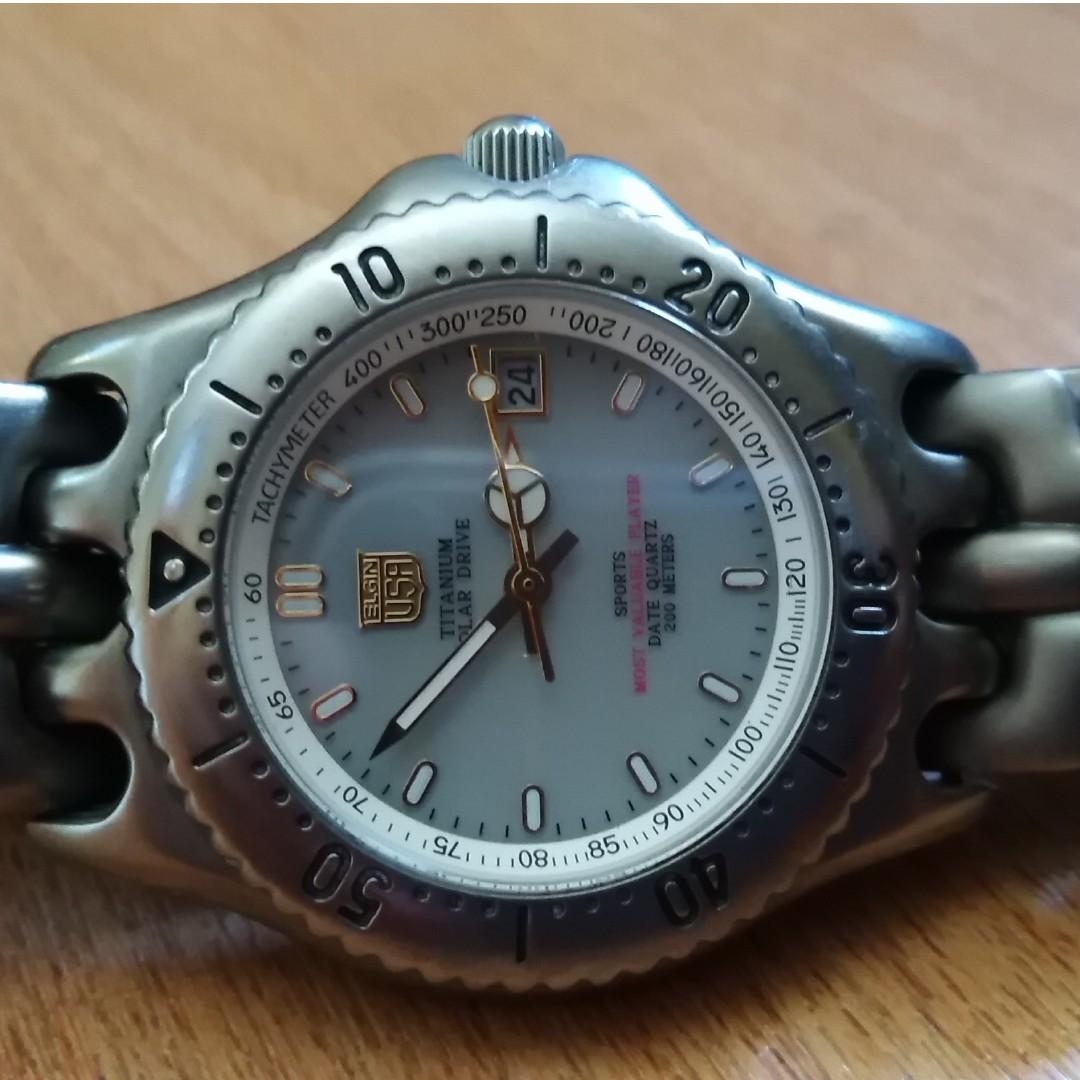 ELGIN TITANIUM WATCH, Men's Fashion, Watches & Accessories, Watches on ...