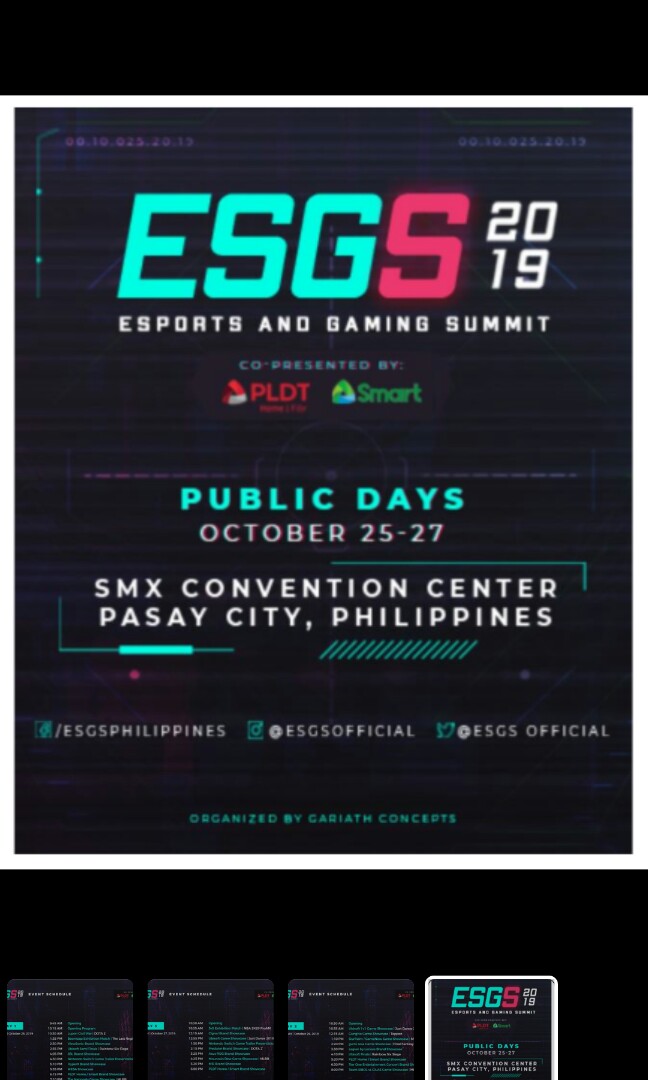 ESGS Day Pass Ticket, Tickets & Vouchers, Event Tickets on Carousell