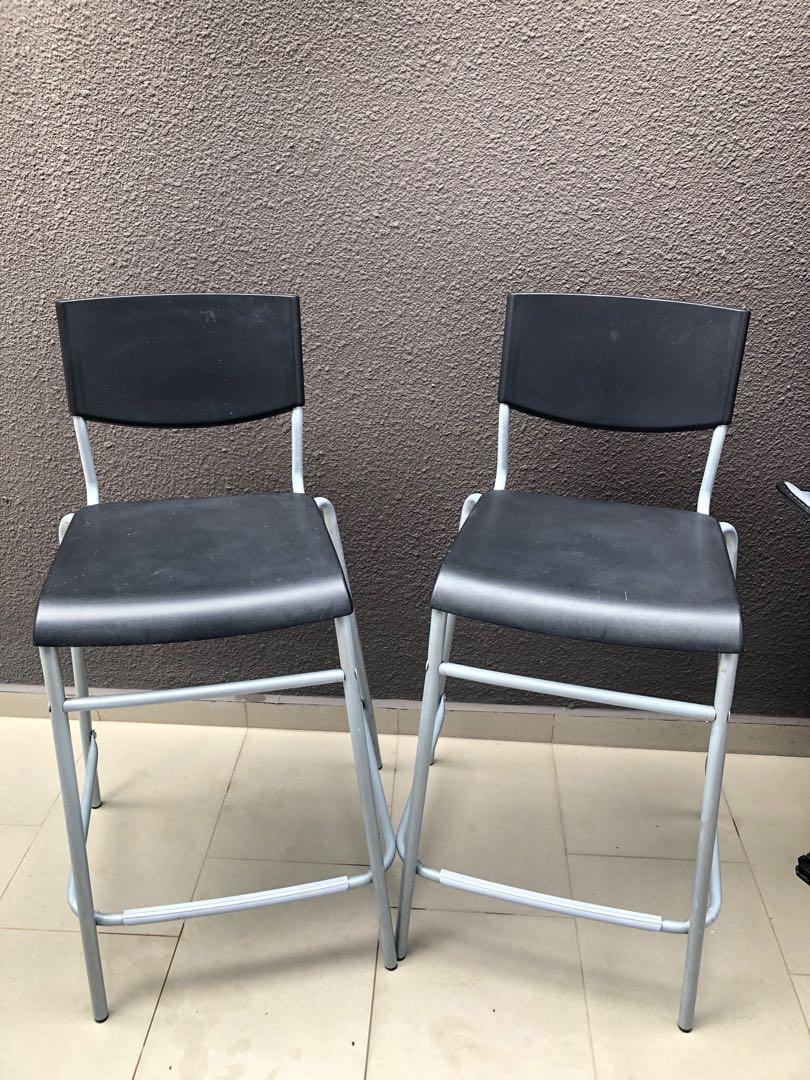 Ikea Stig Bar Stool With Backrest Collect Pasir Ris Furniture