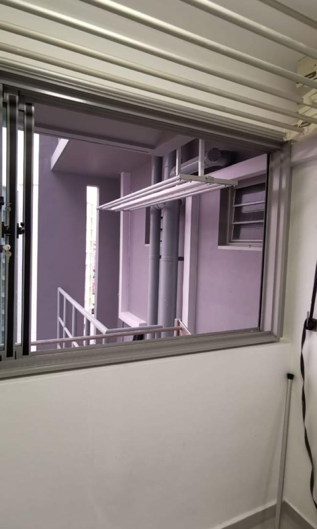 Indoor and outdoor sliding cloths drying designed for BTO Hdb flat ...