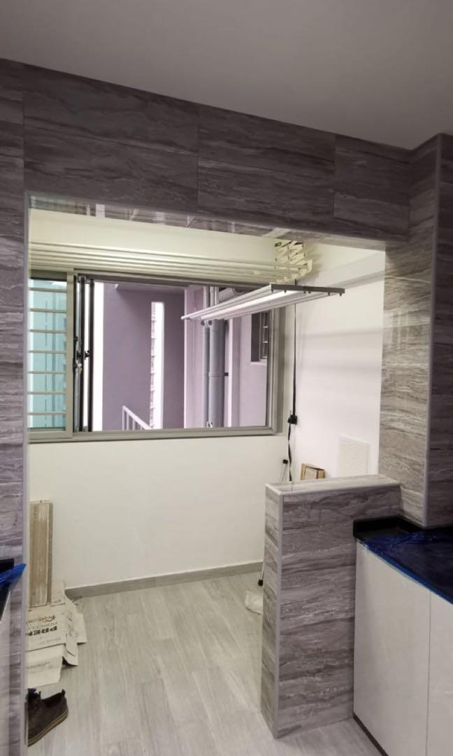 Indoor and outdoor sliding cloths drying designed for BTO Hdb flat ...