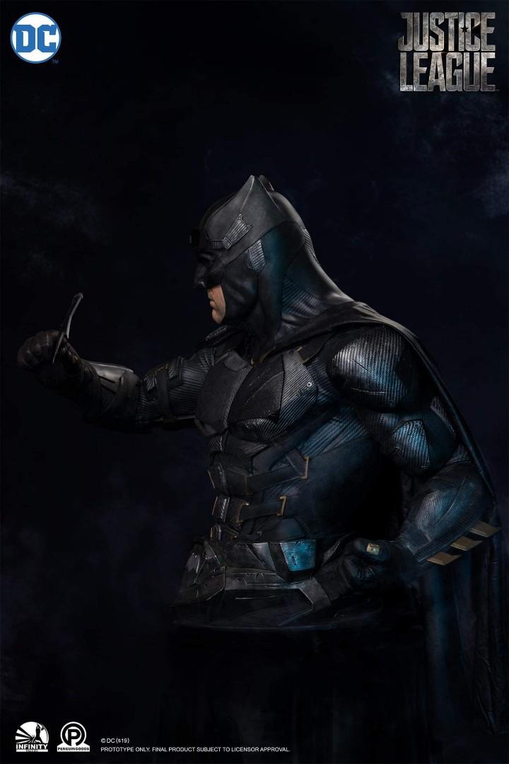 Infinity Studio 1/1 Scale Life Size Justice League Batman Bust, Hobbies ...