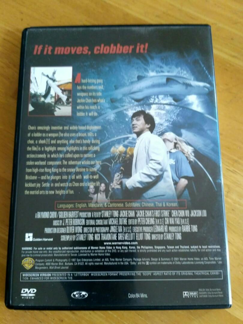 Original Jackie Chan's First Strike Dvd, Hobbies & Toys, Music & Media ...