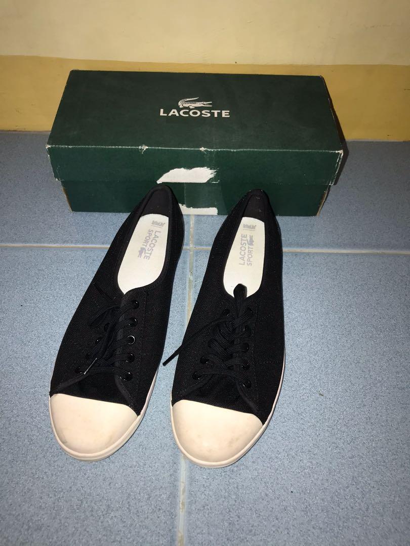 Lacoste Flats, Women's Fashion, Footwear, Flats & Sandals on Carousell
