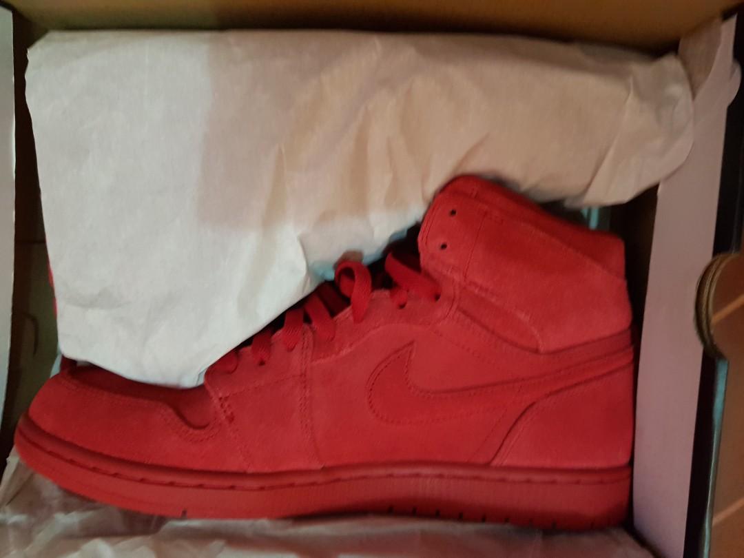 Nike AJ1 Gym Red, Men's Fashion, Footwear, Sneakers on Carousell
