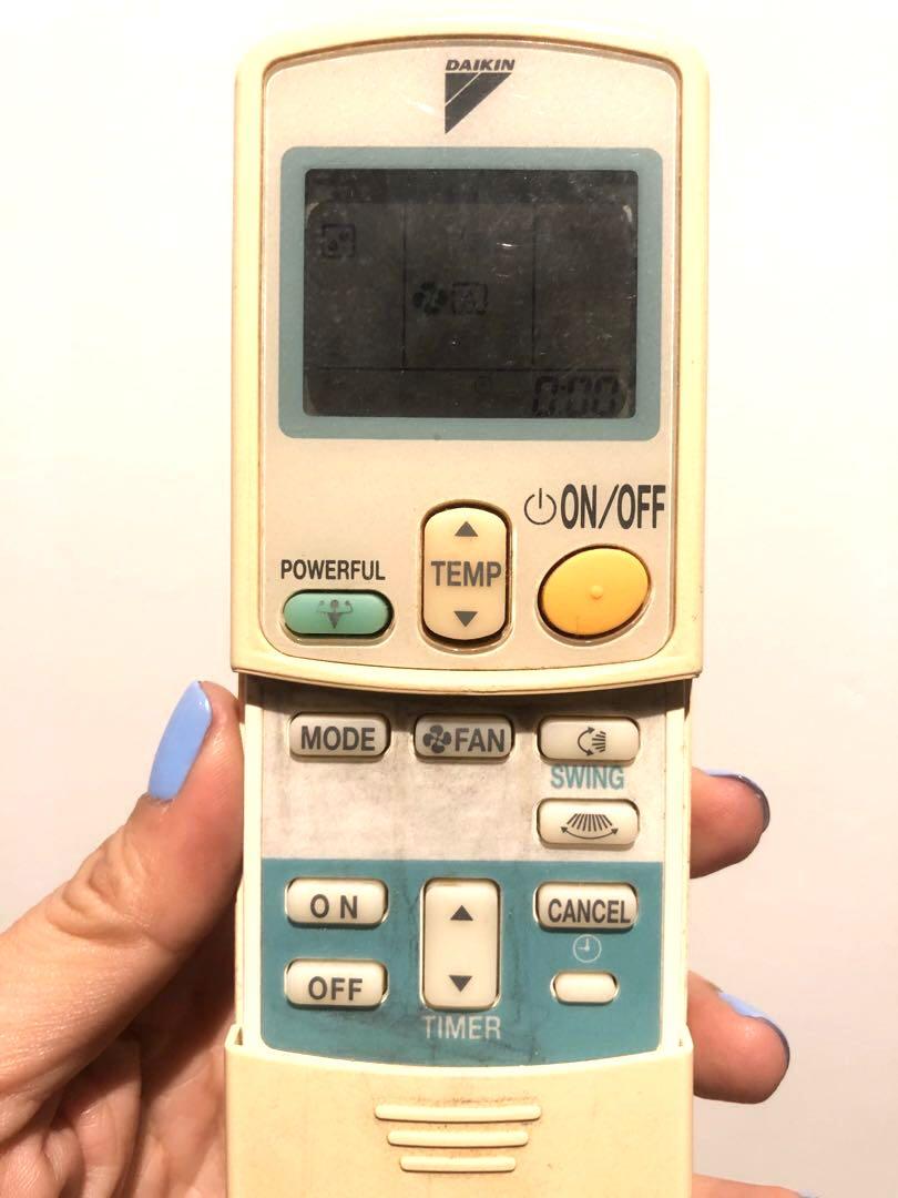 Original Daikin Aircon Remote Control, TV & Home Appliances, Air ...