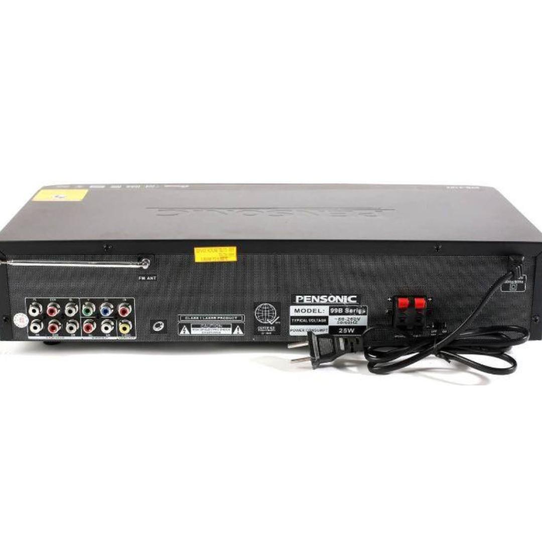 Pensonic 99B-4162 DVD Player with Karaoke / Videoke, Audio, Portable ...