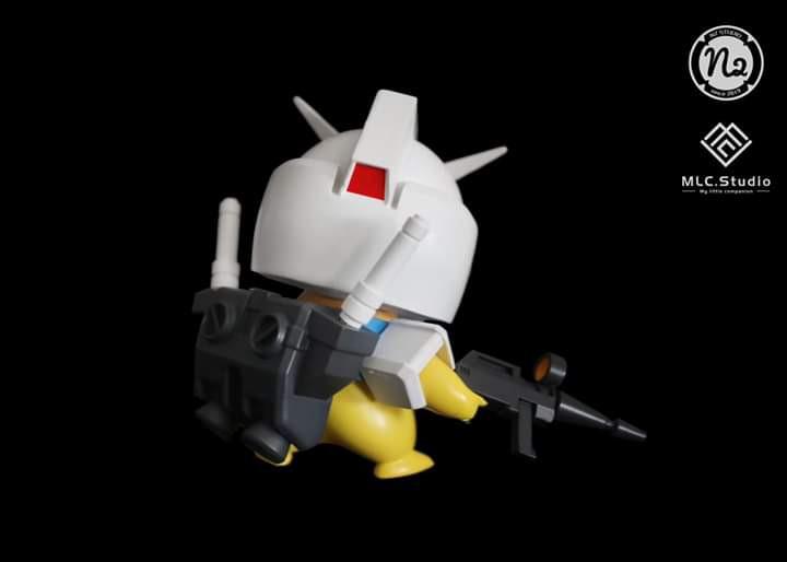 [PO] N2 x MLC STUDIO Pokemon x Gundam Statue Cosplay Pikachu RX78-2 ...
