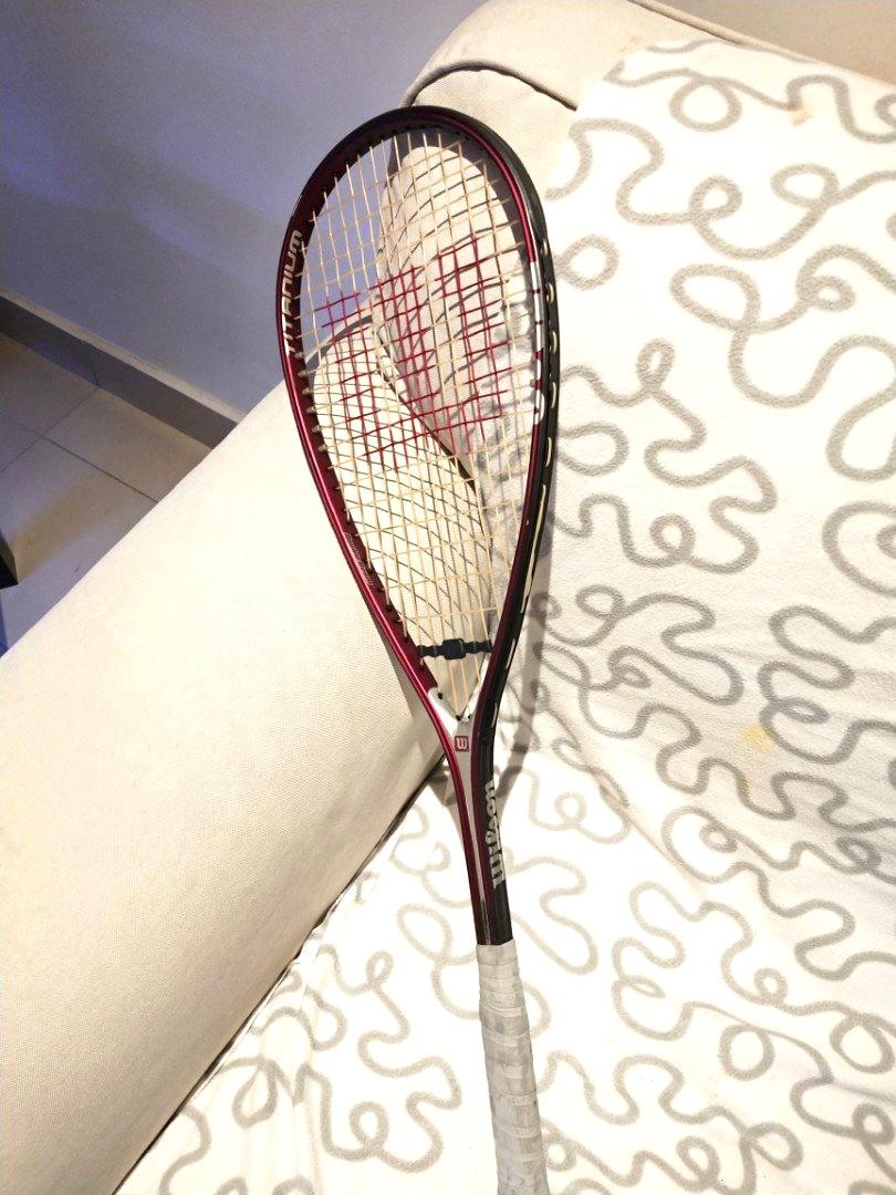 Nicol Prince Racket Racquet Squash Prince Winson Dunlop Titanium ...