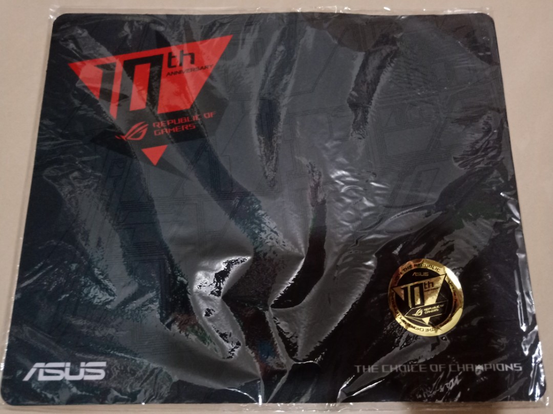 ROG republic of gamers Asus mousepad mat, Video Gaming, Video Game ...