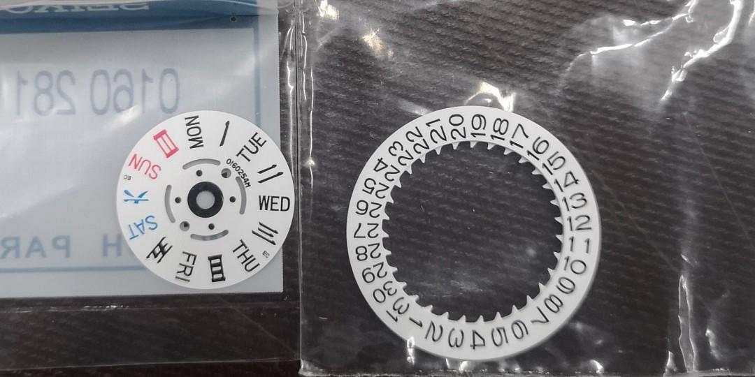 Seiko day/date wheels, Men's Fashion, Watches & Accessories, Watches on ...
