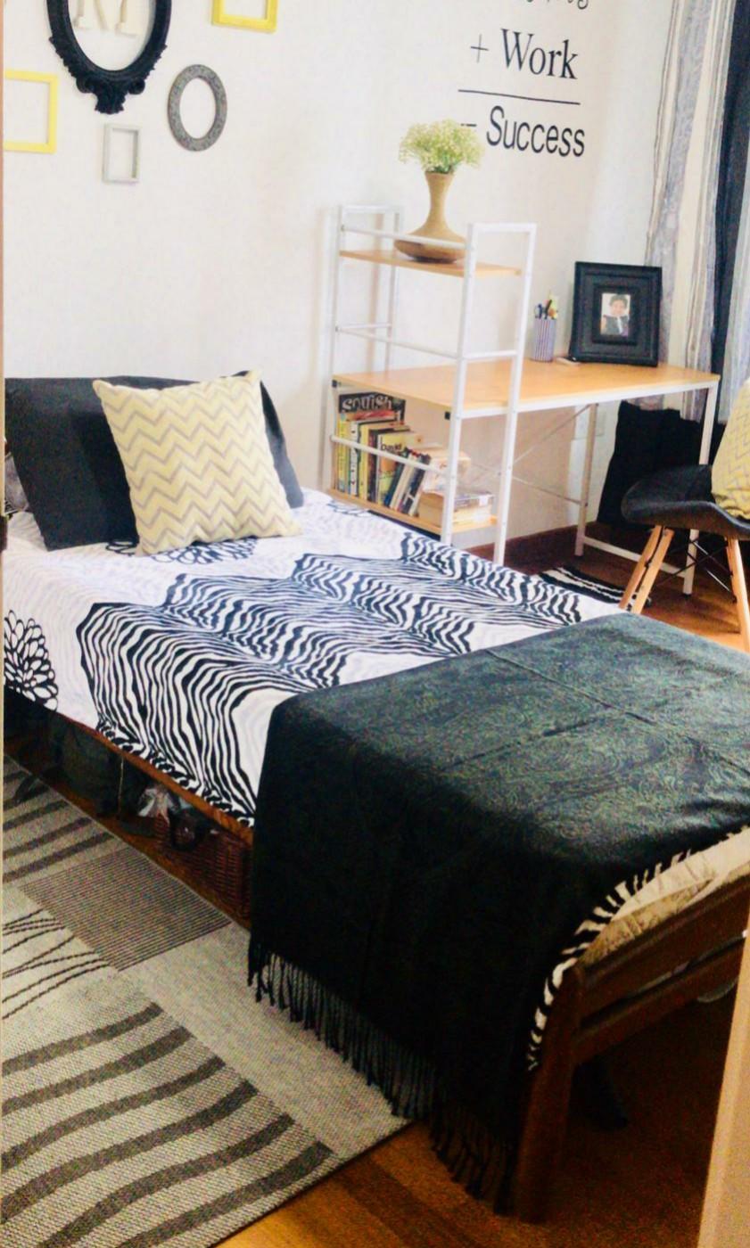 Super singer Bed with study table, Furniture & Home Living, Furniture ...