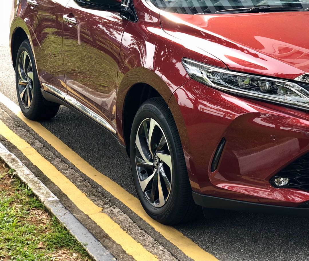 Toyota Harrier Turbo 18” original Aluminium Rim, Car Accessories, Tyres ...