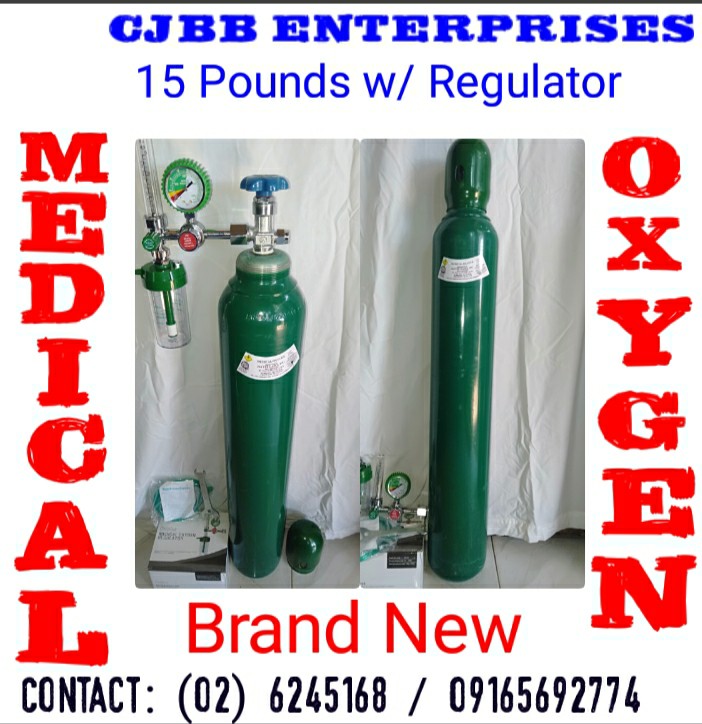 15Pounds with Regulator complete set Medical Oxygen Tank Portable ...
