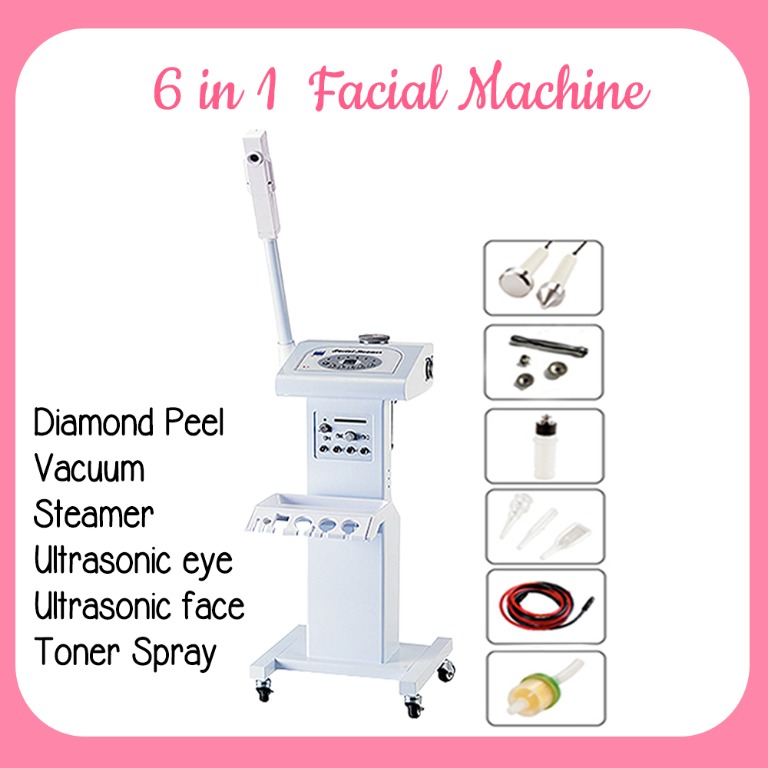 6 in 1 facial machine diamond peel free training, Beauty & Personal ...